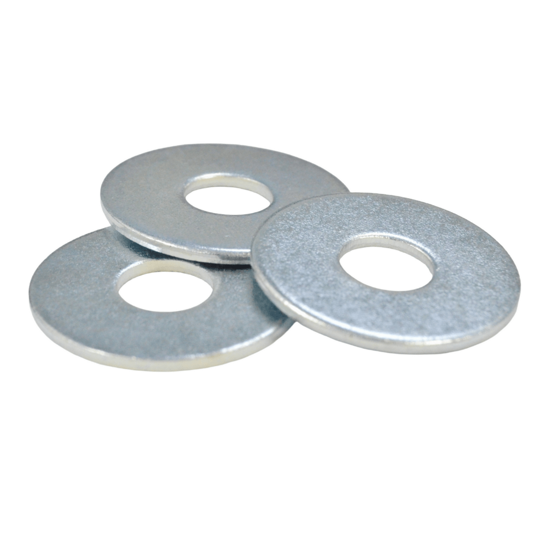 M8 Penny Washers – BZP | 25mm OD Mild Steel (Box of 100)