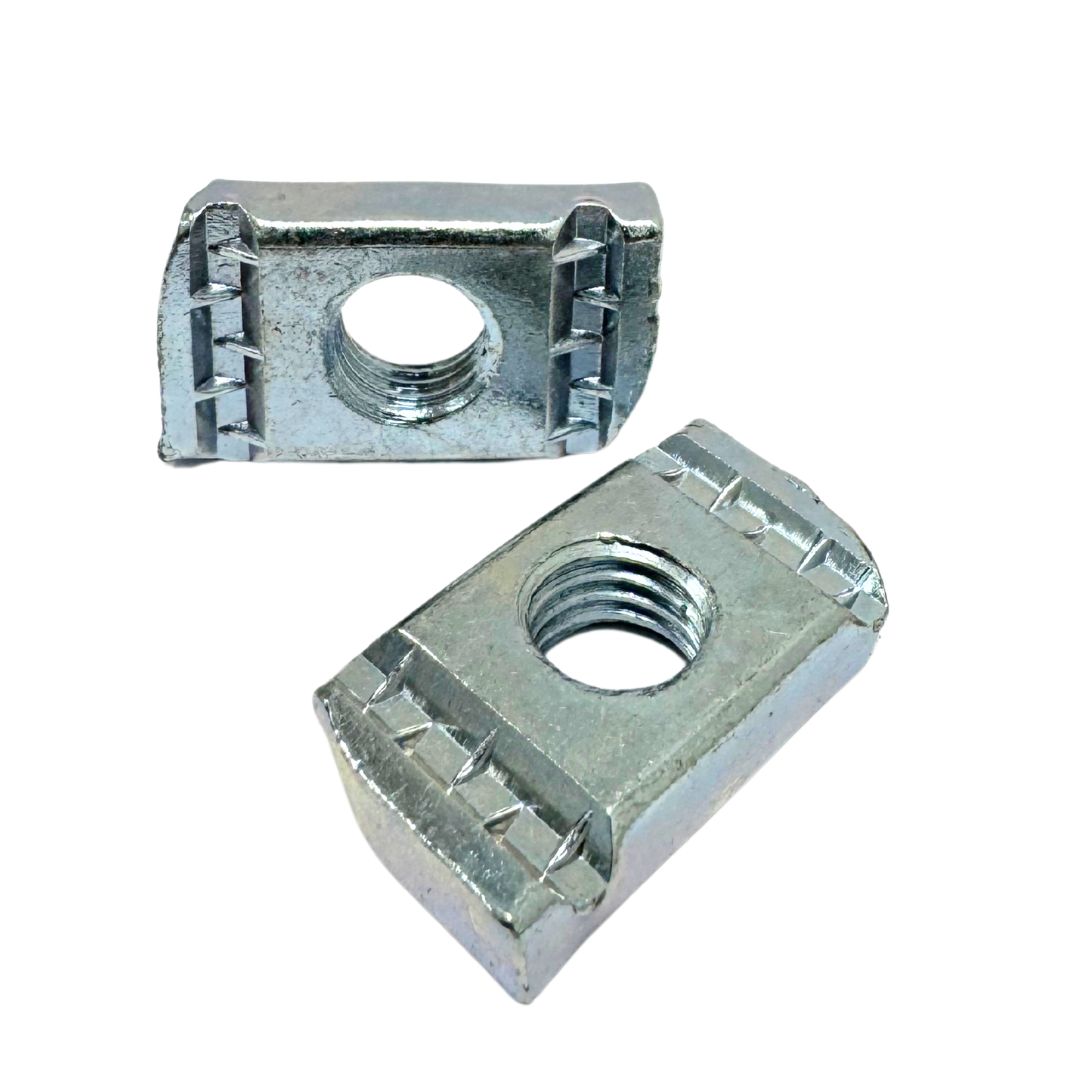 M12 Plain Channel Nuts | Bright Zinc Plated | Box of 100