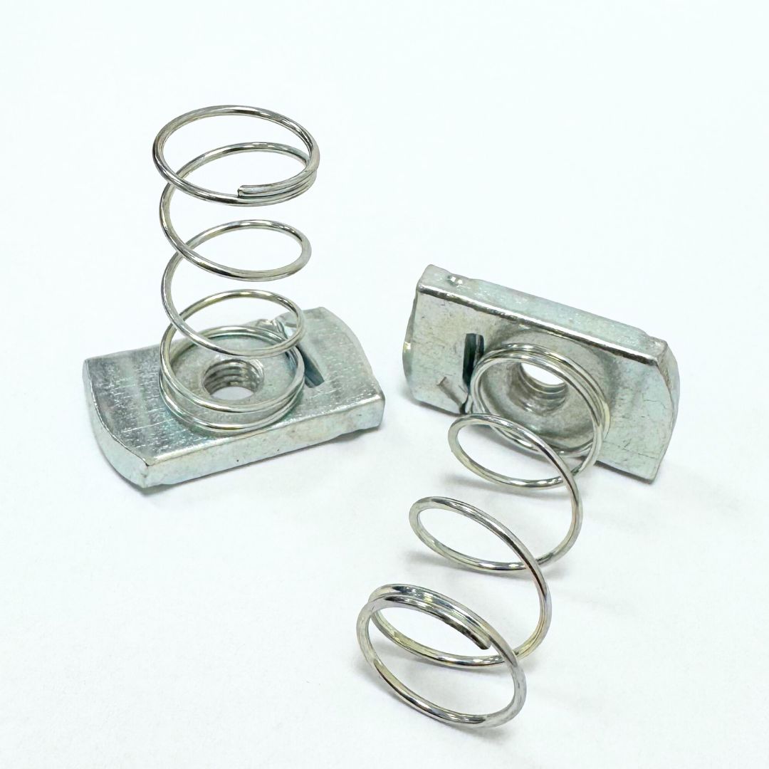 M8 Long Spring Channel Nuts - Box of 100