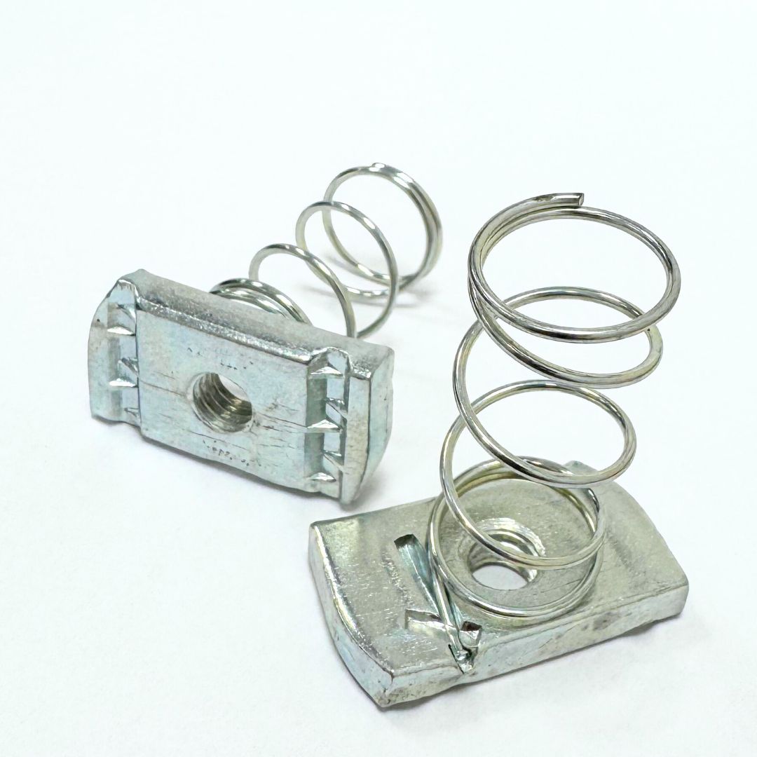 M8 Long Spring Channel Nuts - Box of 100