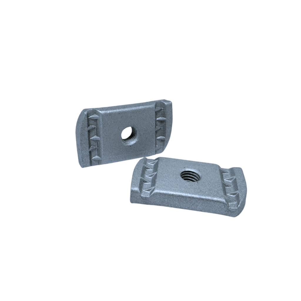 M6 HDG Channel Nuts | Plain Zebs | Box of 100 | Over Tapped