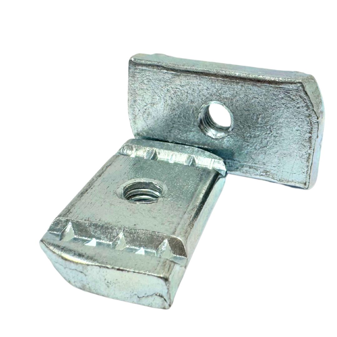 M6 Plain Channel Nuts – Box of 100 | BZP | Zebs