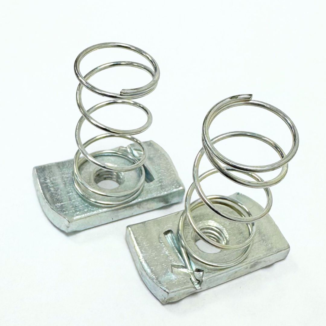 M8 Long Spring Channel Nuts - Box of 100