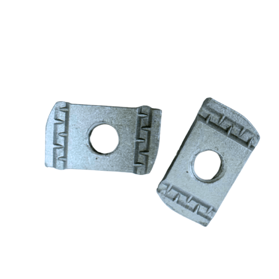 M10 Plain Channel Nuts Hot Dipped Galvanised - Box of 100