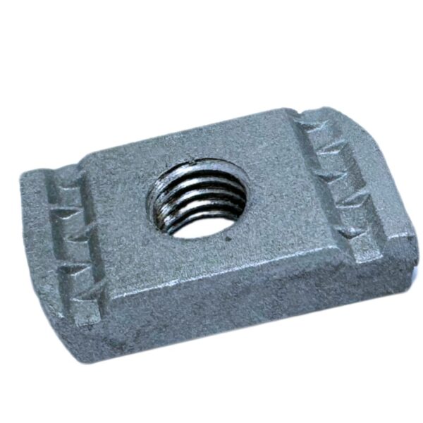 M10 Plain Channel Nuts Hot Dipped Galvanised - Box of 100