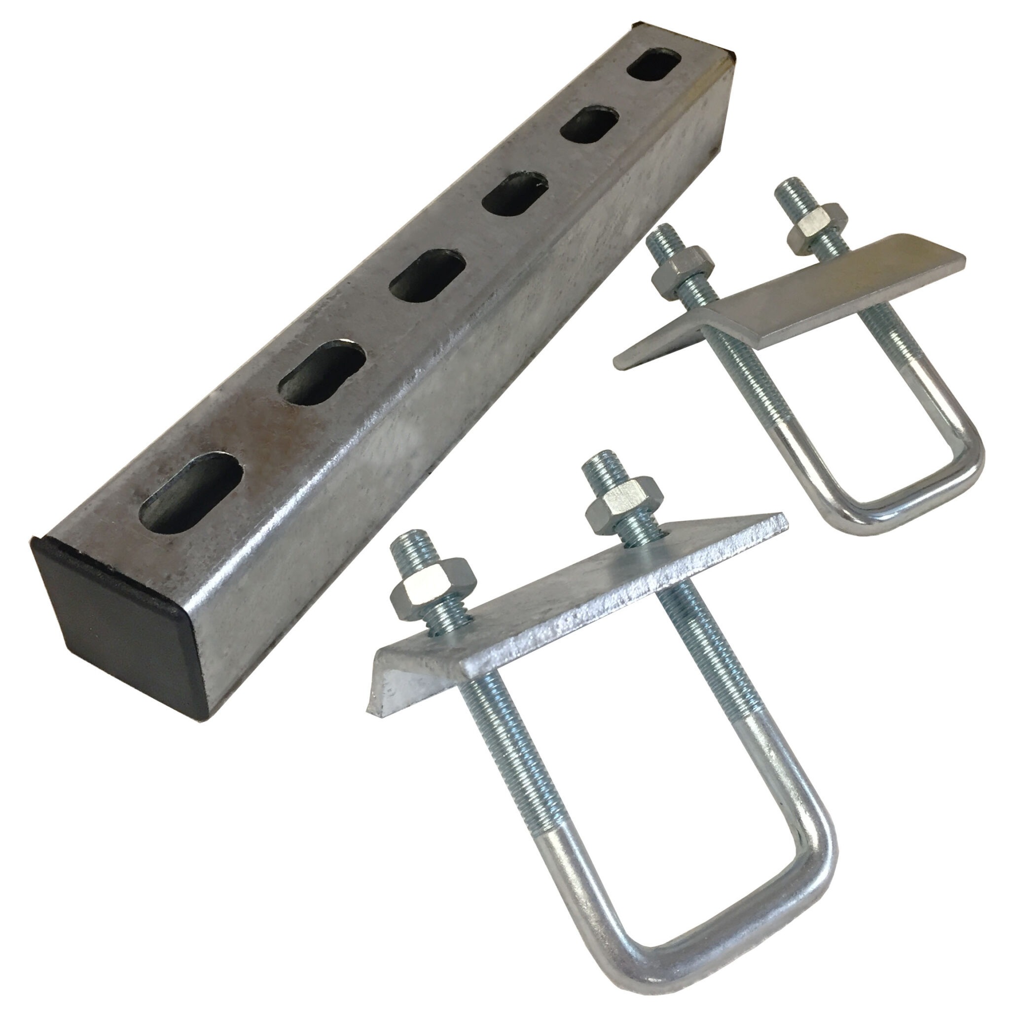 400mm U-Bolt Channel Beam Clamp Set | Girder Flange Mount