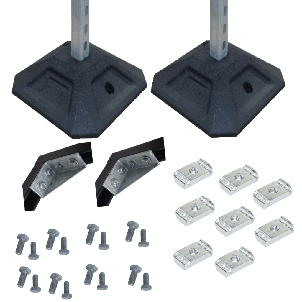 350mm Rubber Feet Support System | Vibration Resistant