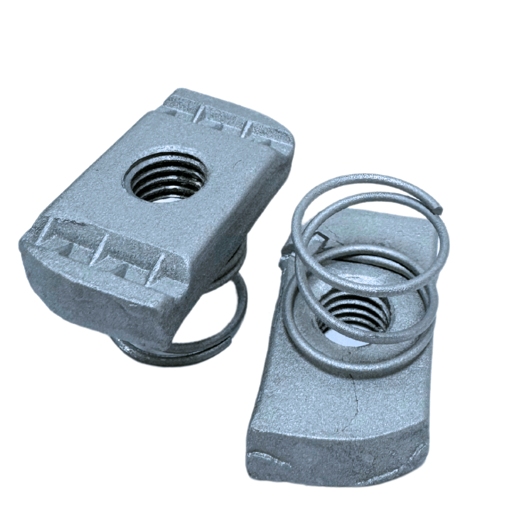 M10 Short Spring Channel Nuts | HDG | Box of 100 | 21mm Fit