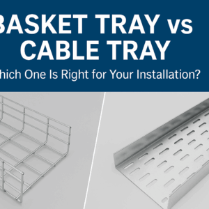300mm Cable Basket Tray – 3 Metre | Electro Zinc | 60mm Deep